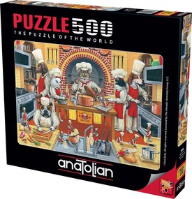 Puzzle anatolian puzzle zvířecí kuchyně 500 dílků