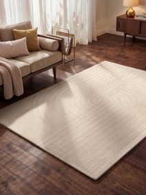 Vikosa, Kusový koberec Vikosa Arcura 106269 Cream White, 120x180, bílá, ložnice