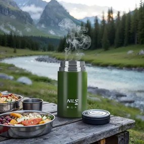NILS Camp NC3802 Termoska na jídlo zelená 1000 ml