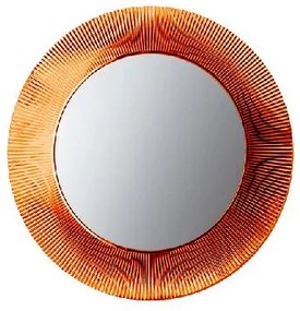 Laufen Kartell - Zrcadlo v rámu, průměr 78 cm, oranžová H3863310820001