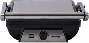 Orava Grillchef 4 černá / Elektrický stolní kontaktní gril / 2000W / t