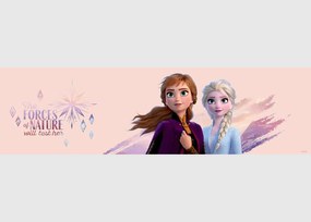 Dětská samolepící bordura na zeď Sestry z Ledového Království, Disney | 5 m x 13.8 cm | DWBD8111