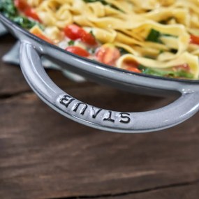 Staub pánev wok se skleněnou poklicí 37 cm/5,7 l grafitově šedá, 1313918