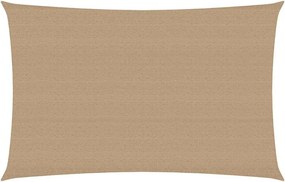 Stínící plachta 160 g/m² taupe 3 x 5 m HDPE 311404