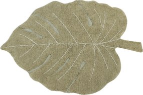 Lorena Canals, Kusový koberec Monstera Olive, 120x180, zelená, ložnice