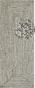 Kusový koberec Braided 105552 Melange – na von aj na doma, 80x150, béžová, chodba / predsieň, Hanse Home