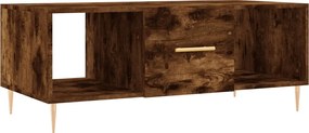 vidaXL Konferenční stolek 102 x 50 x 40 cm kompozitní dřevo [829289] Barva: bílá s vysokým leskem