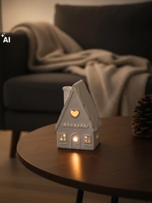 Sinsay - Vánoční LED lampička ve tvaru domečku - bílá