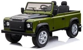 HračkyZaDobréKačky Elektrické autíčko Land Rover DEFENDER zelené