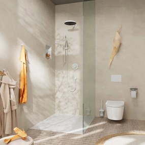 Hansgrohe ShowerSelect Comfort S, termostat pod omítku pro 2 spotřebiče, bílá matná, HAN-15554700