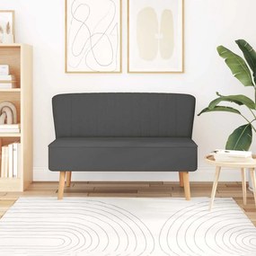 Pohovka textil 117 x 55,5 x 77 cm tmavě šedá 244071
