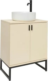Koupelnová skříňka s umyvadlem Ceramia Easy 60x73x36 cm jasmín mat EASYUMDB8