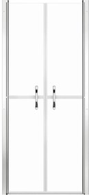 vidaXL Sprchové dveře čiré ESG (93–96) x 190 cm [148783] Barva: Černá