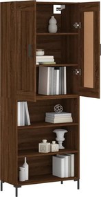 vidaXL Skříň highboard 69,5 x 34 x 180 cm kompozitní dřevo [3200068] Barva: Bílá