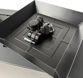 Lune Switch antracitová / Odpadkový koš / Tříděný odpad / 3x65 l / Lak
