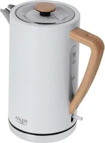 Adler AD 1347w bílá / Rychlovarná konvice / 2200W / 1.5 L