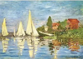EUROGRAPHICS Puzzle Regata v Argenteuil / 1000 dílků / 68 x 48 cm
