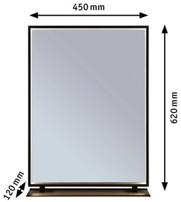 Paulmann Miro LED zrcadlo CCT 62x45 podsvícení