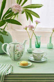 Pip Studio Lily &amp; Lotus cappuccino šálek s podšálkem 270ml, zelený (Cappuccino šálek s podšálkem)