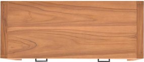 Psací stůl se 2 zásuvkami 100 x 40 x 75 cm teakové dřevo 325270