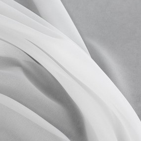 ZÁCLONA NA KROUŽCÍCH VENUS 300X145 CM BÍLÁ