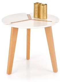 HALMAR Konferenční stolek Zeta 50x45cm - bílá