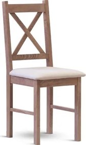 Stima Dřevěná jídelní židle TERA 79 | Odstín: dub lanýž,Sedák: carabu terracotta 75