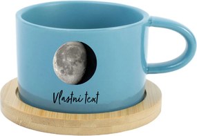 Personalizovaný keramický hrníček "MAKRONKA" s měsíční fází