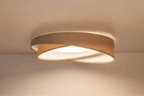 LED Stm. stropní svítidlo SM. GALAXY M. LED/24W/230V pr. 55 cm béžová/bílá + DO