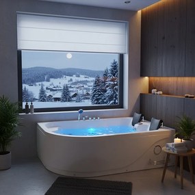 BPS-koupelny Hydromasážní vana HYD-CA631L 180x120 LEVÁ bez ohřevu vody