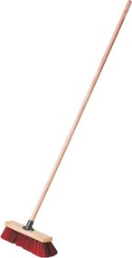 LUX Sálový smeták 40 cm dřevěný Elaston - Arenga Power-Stick