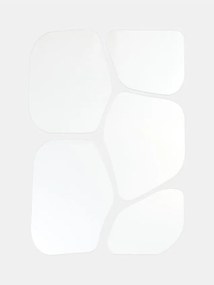 Sinsay - Sada zrcadel s nepravidelnými tvary 5 pack - clear