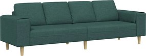 Pohovka do obývacího pokoje Tmavě zelená 250 x 77 x 76 cm 3335085