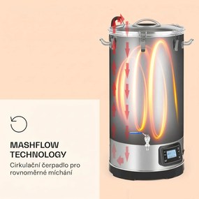 Klarstein Mundschenk 3XL, sladový kotel, 65 l, 3000 W, 9 programů