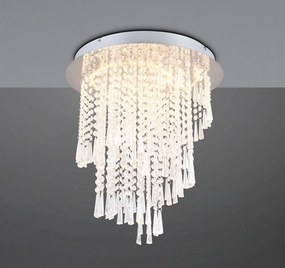 LED stropní svítidlo ve stříbrné barvě ø 45 cm Pomp – Reality