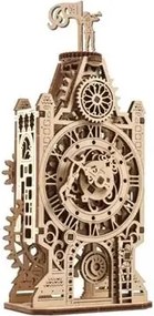 Ugears 3D dřevěné mechanické puzzle Hodinová věž / od 14 let / 44 dílk