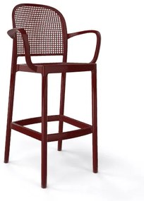 GABER - Barová židle PANAMA B - vysoká, hnědá