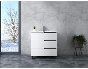 Torino White Koupelnová skříňka s umyvadlem 100cm