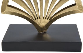 Železná socha Scultura Foglia Triply 23,5 x 10 x 44 cm
