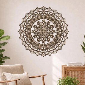 dřevo života 3 vrstvá mandala INTUICE Zvolte rozměr šxv (cm): 80x80, Zvolte barvu dekoru: Dub sonoma-Ořech-Dub Sonoma
