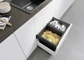 Blanco Flexon II - Vestavný odpadkový koš dělený - objem 49 l