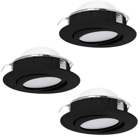 Eglo 900749 - SADA 3x LED Stmívatelné podhledové svítidlo PINEDA LED/5,5W/230V