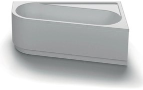 Ravak CHROME 160 x 105 cm CA61000000 vana snowwhite pravá