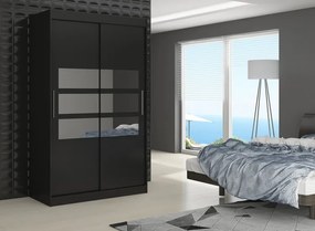 ADRK Furniture Posuvná skříň s zrcadlem TOLEDO 180 SW-TOL-B-180+A294