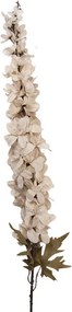 Dekorace umělá květina ostrožka Delphinium s bílým květem - 8*8*124 cm