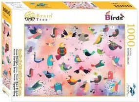 Brain Tree Puzzle Pohádkoví ptáci - 1000 dílků / od 14 let