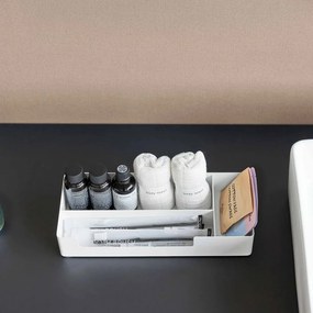 Bílý kovový koupelnový organizér Amenity – YAMAZAKI