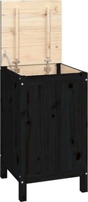 vidaXL Box na prádlo 44 x 44 x 76 cm masivní borové dřevo [823578] Barva: Bílá
