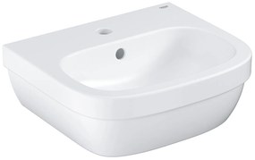 Grohe Euro Ceramic - Umývátko s přepadem, 450x400 mm, alpská bílá 39324000