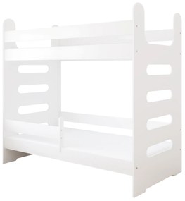 BabyBeds Dětská patrová postel MATI 180x80 Barevné provedení: Růžová, Úložný prostor: Ne, bez úložného prostoru